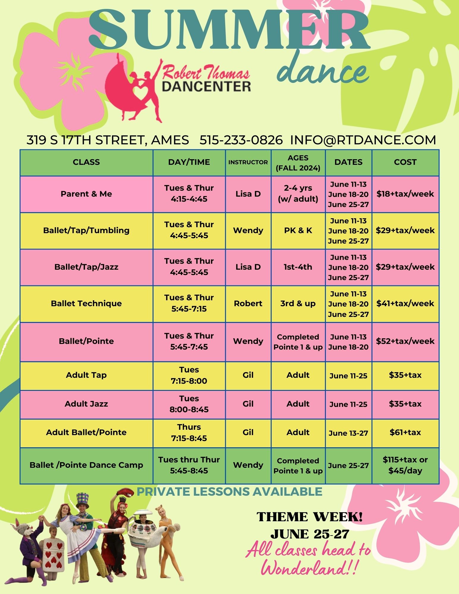 Robert Thomas Dancenter - Central Iowa Dance Studio - Ames, Iowa