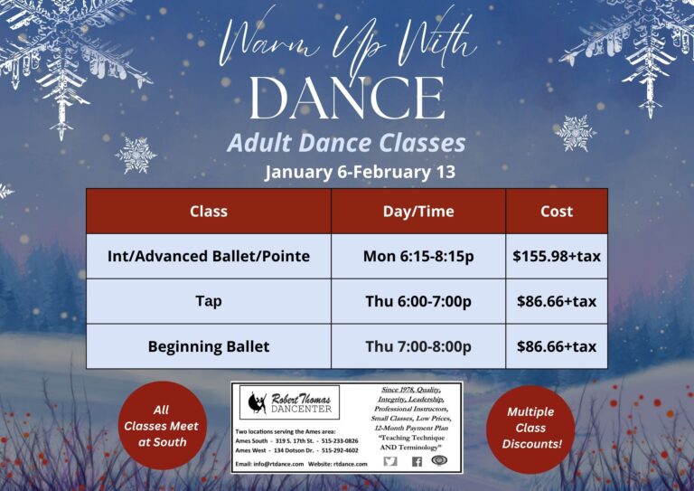 Robert Thomas Dancenter - Central Iowa Dance Studio - Ames, Iowa